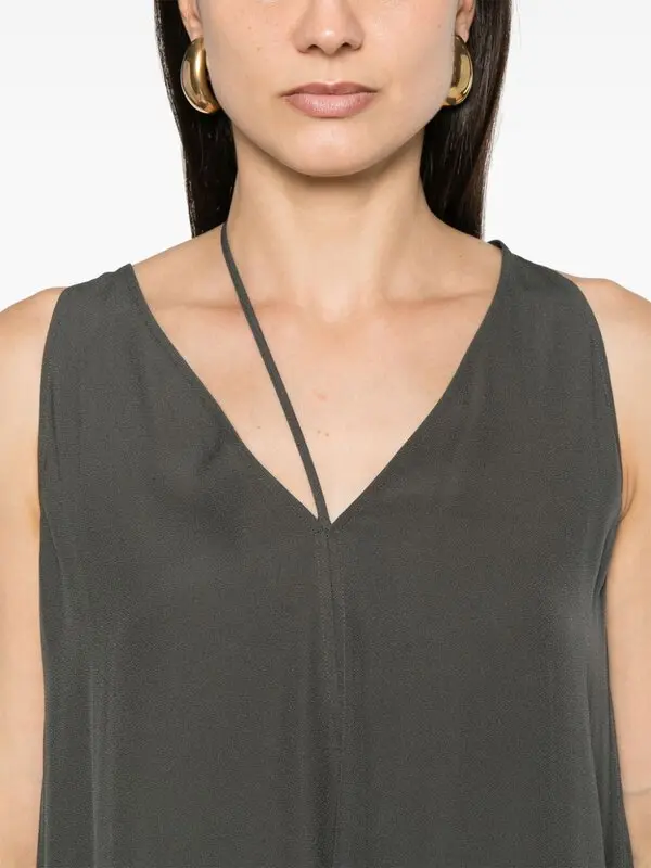 TOTEME A-line Maxi Dress - Grey
