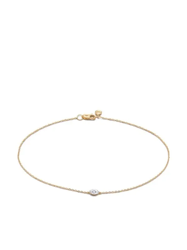 Monica Vinader 14kt Recycled Yellow Diamond Bracelet - Gold