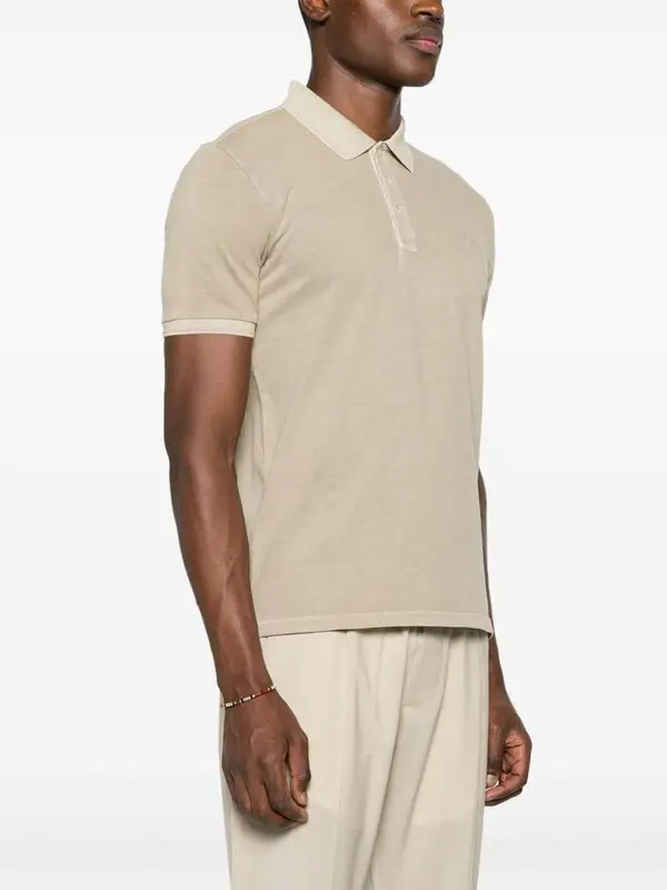 Woolrich Mackinack Logo-embroidered Polo Shirt - Neutrals