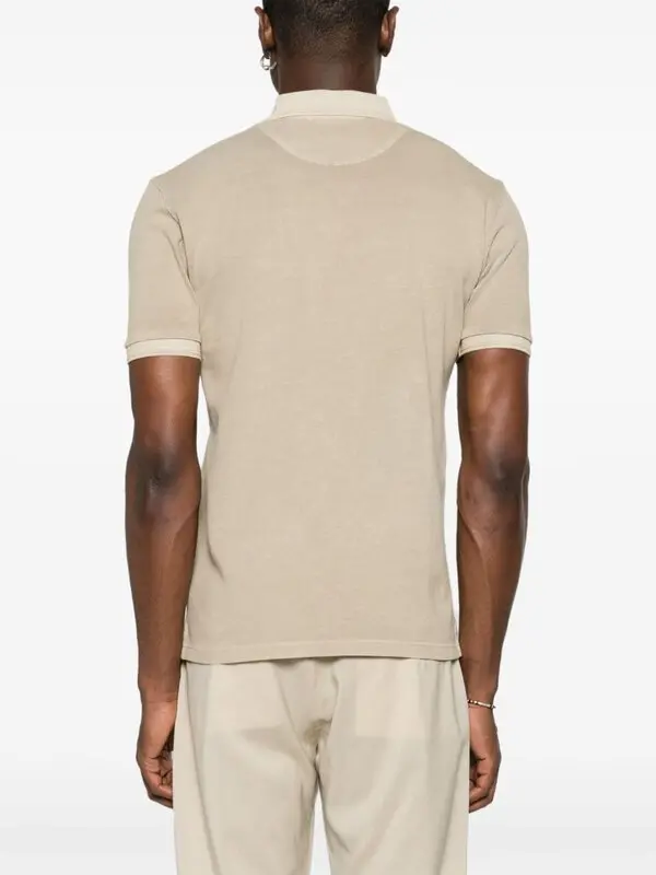 Woolrich Mackinack Logo-embroidered Polo Shirt - Neutrals