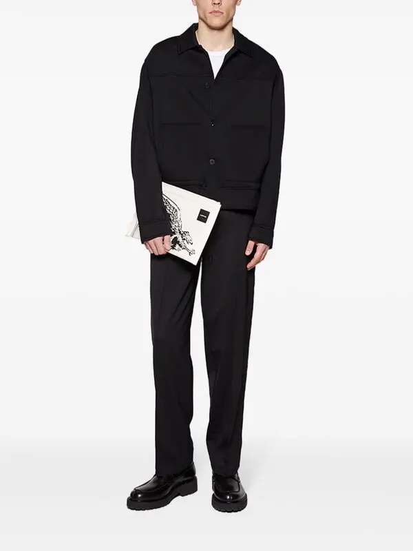 Neil Barrett Mélange Jersey Shirt Jacket