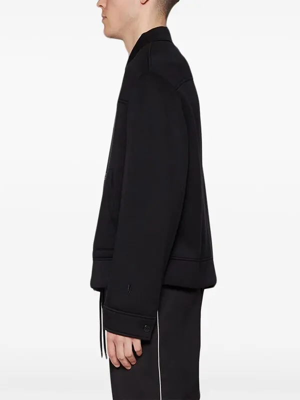 Neil Barrett Mélange Jersey Shirt Jacket