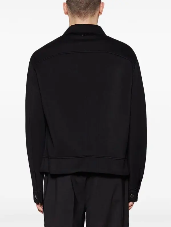 Neil Barrett Mélange Jersey Shirt Jacket