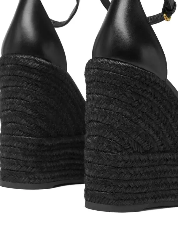 Versace Medusa '95 Wedge Espadrilles - Black