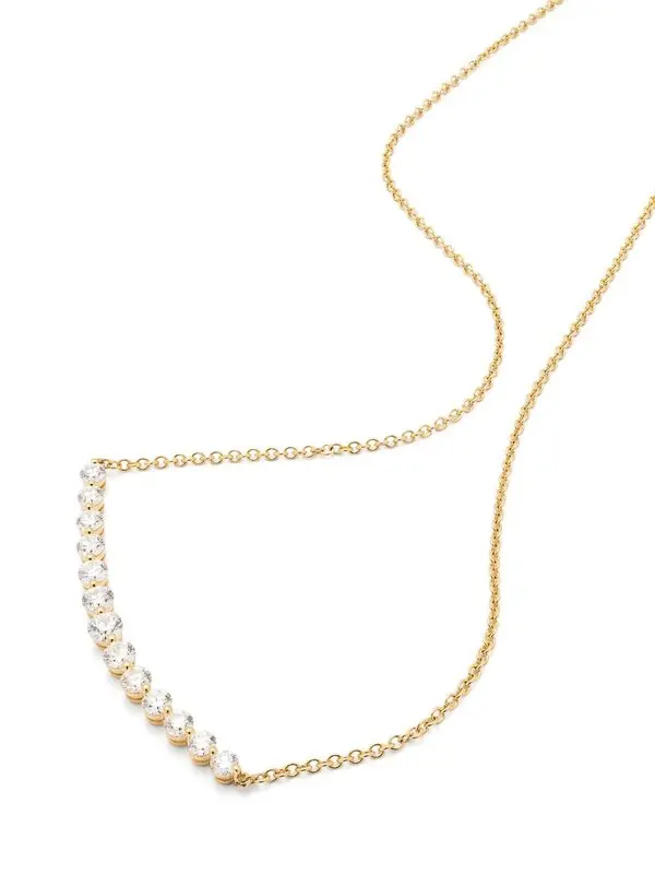 ANITA KO 18kt Yellow Diamond Crescent Necklace