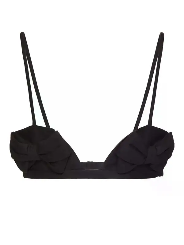Valentino Garavani Crepe Couture Bralette - Black