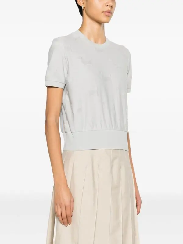 Thom Browne Hector Jacquard-terry T-shirt