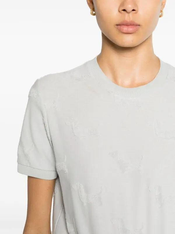 Thom Browne Hector Jacquard-terry T-shirt