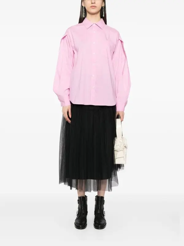 B+AB Cut-out Poplin Shirt