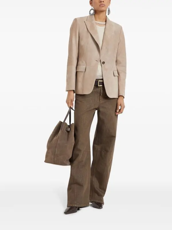 Brunello Cucinelli Semi-sheer Layered T-shirt
