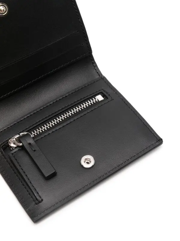 MAISON MARGIELA Numbers-motif Leather Wallet - Black