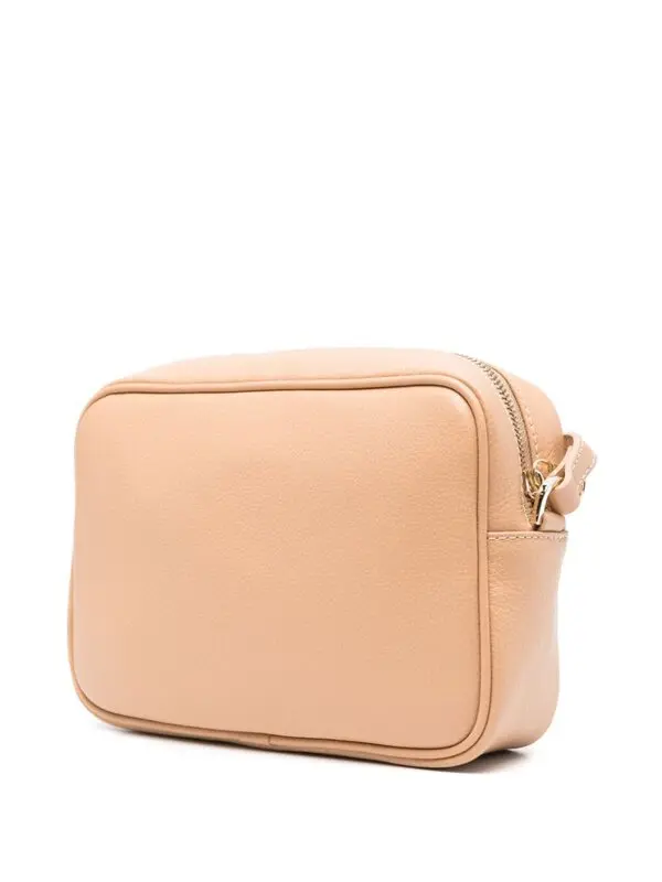 Patrizia Pepe Leather Crossbody Bag - Neutrals