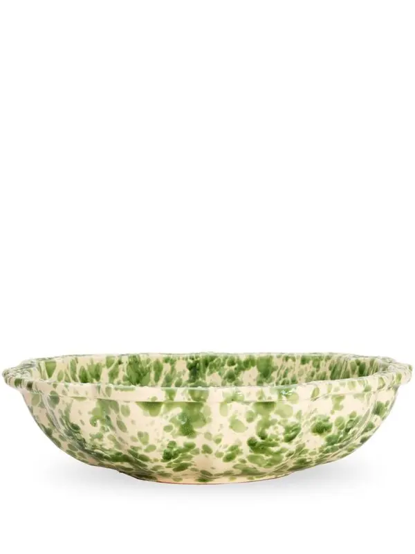 CABANA Speckled Serving Bowl - Green