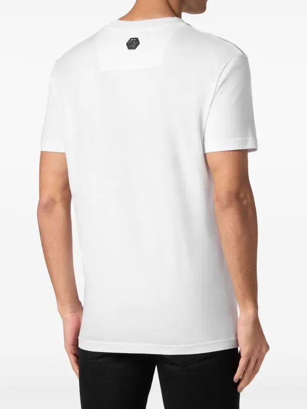 Philipp Plein Skull-print Cotton T-shirt - White