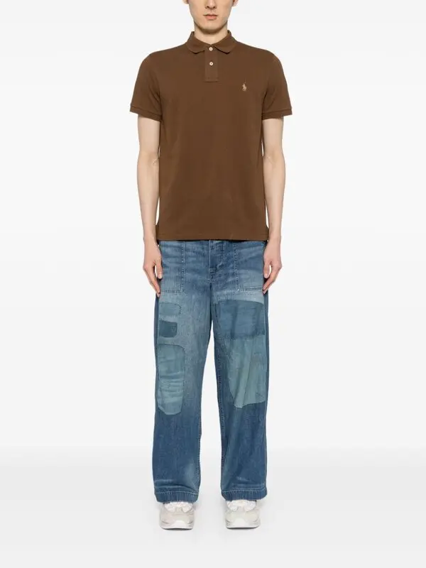 Polo Ralph Lauren Short-sleeve Cotton Polo Shirt - Brown