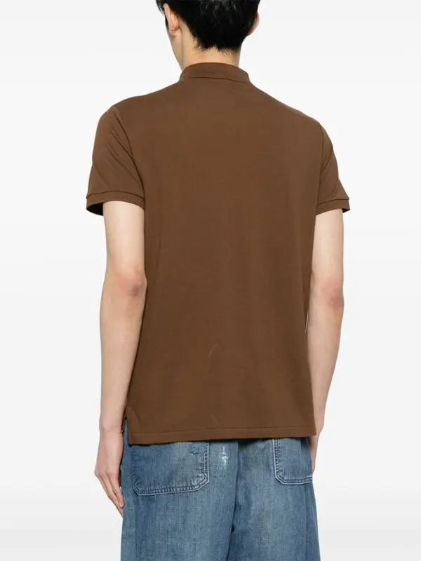 Polo Ralph Lauren Short-sleeve Cotton Polo Shirt - Brown