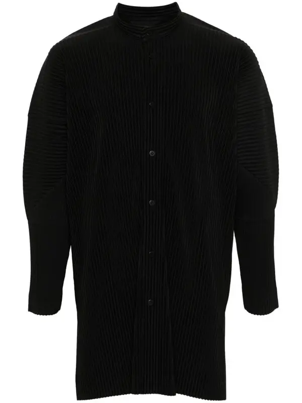 Issey Miyake March Pleated Shirt - Black
