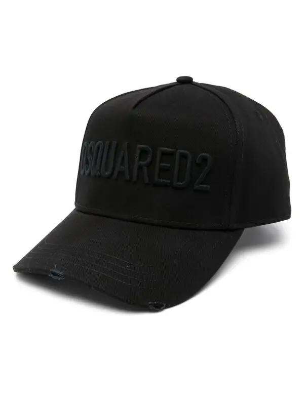 Dsquared2 Logo-embroidered Baseball Cap - Black