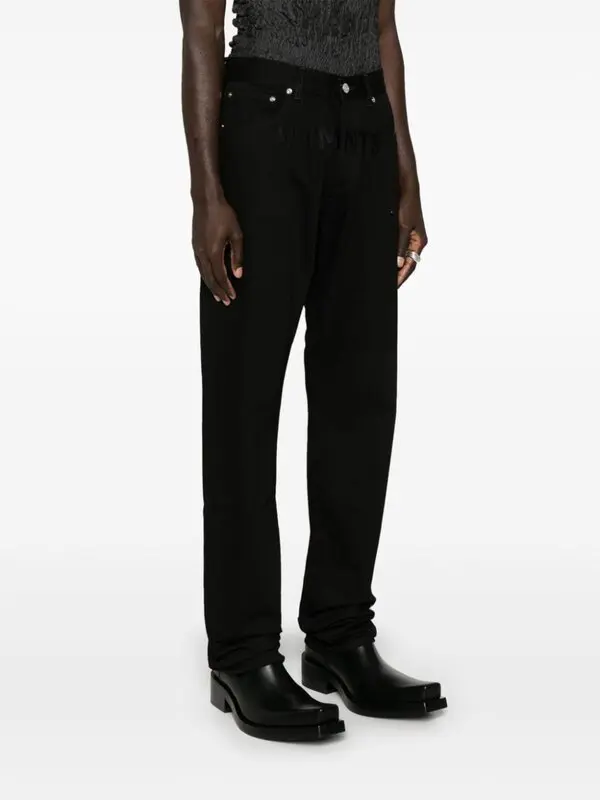 VTMNTS Logo-embroidered Straight-leg Jeans