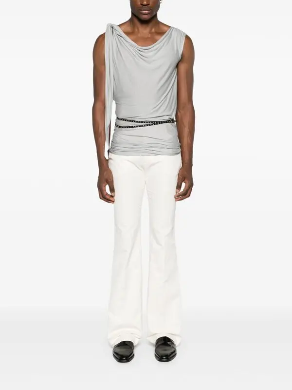 LUDOVIC DE SAINT SERNIN Bum Tailored Flared Trousers