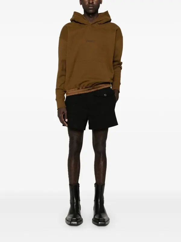 Saint Laurent Logo-embroidered Cotton Hoodie