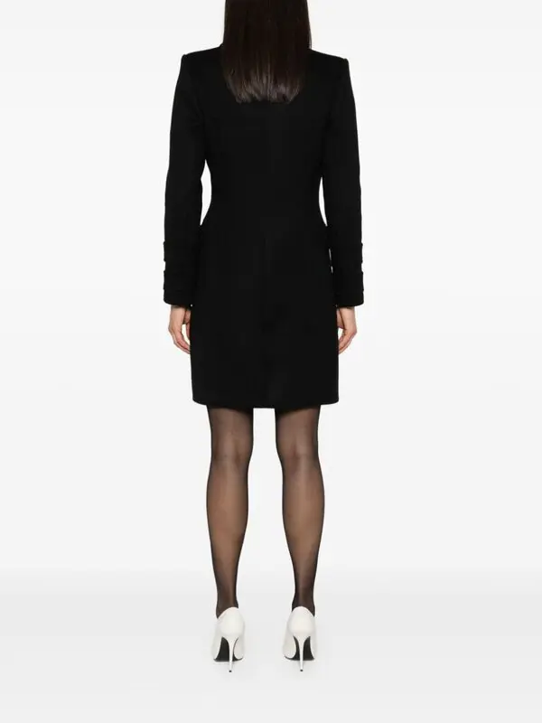Balmain Double-breasted Wool Coat