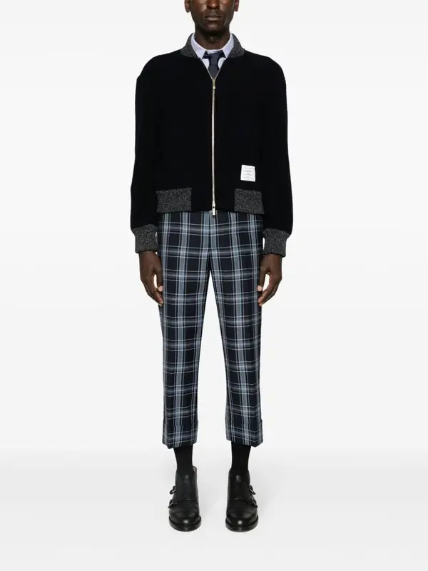 Thom Browne Zip-up Wool Bomber Jacket