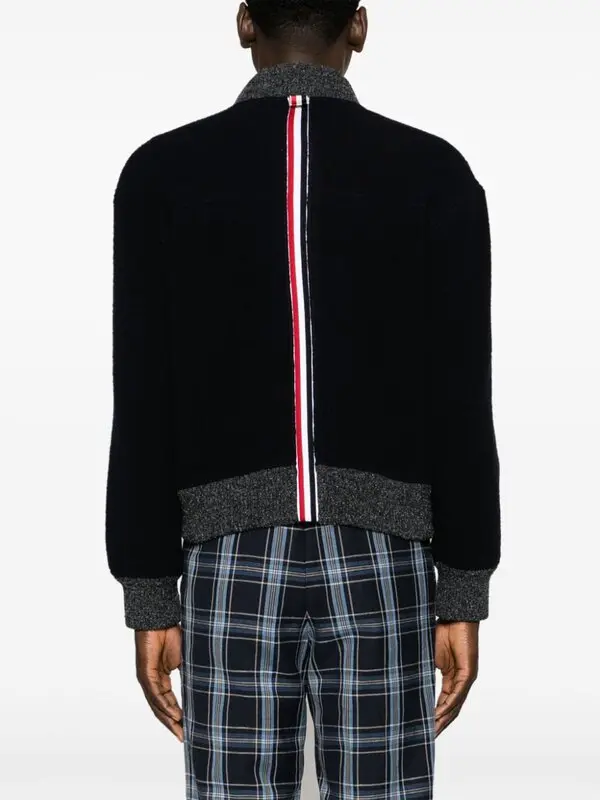 Thom Browne Zip-up Wool Bomber Jacket