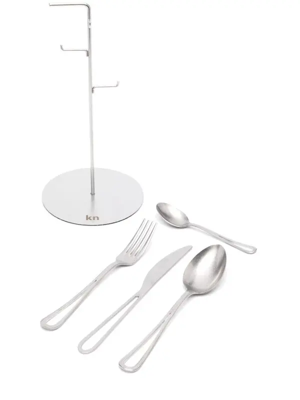 KNINDUSTRIE Logo-engraved Flatware Set