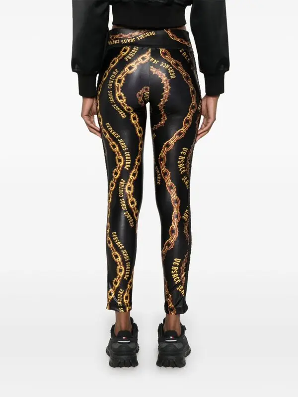 Versace Chain-print Leggings