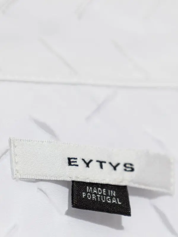 Eytys Otis Perforated Cotton Shirt - White