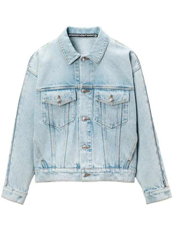 Alexander Wang Zip-sleeved Denim Jacket