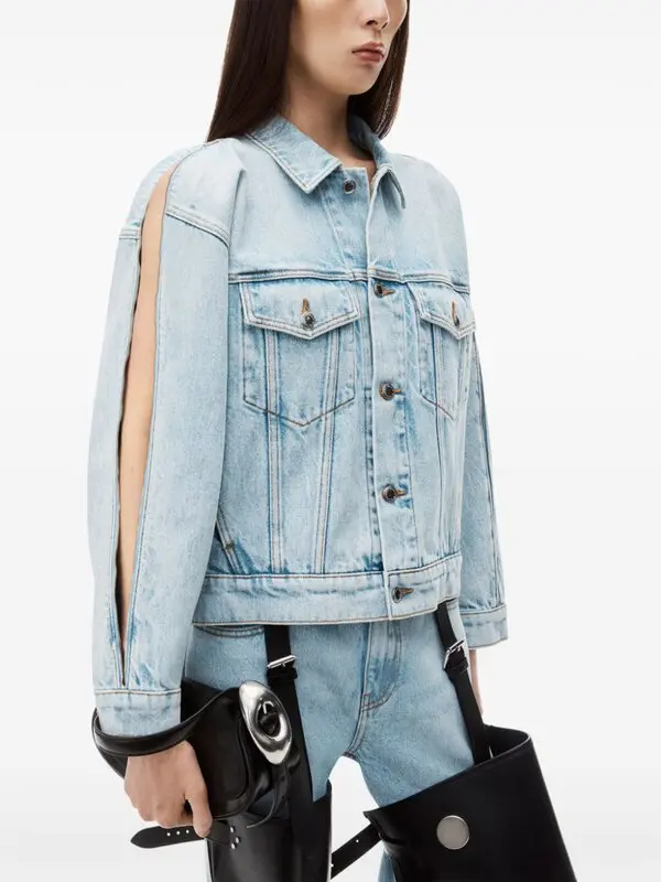 Alexander Wang Zip-sleeved Denim Jacket