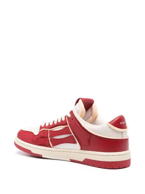 Amiri Collegiate Skel Panelled Sneakers - Red