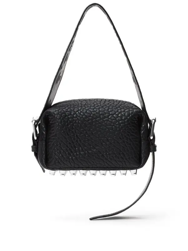 Alexander Wang Small Ricco Leather Shoulder Bag - Black