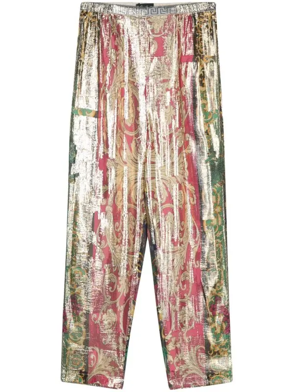 MES DEMOISELLES Gala Cropped Trousers - Pink