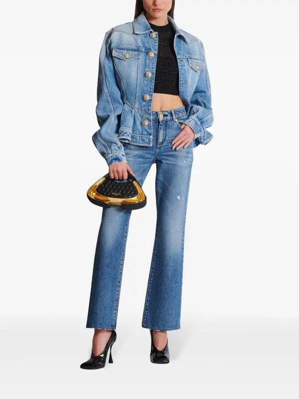 Balmain 4g Halterneck Knit Top - Black