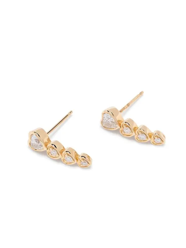 Shay 18kt Yellow Diamond Drop Earrings