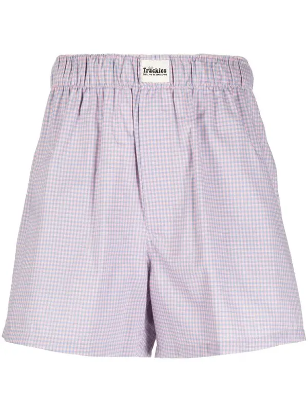 Natasha Zinko Gingham-check Pattern Shorts