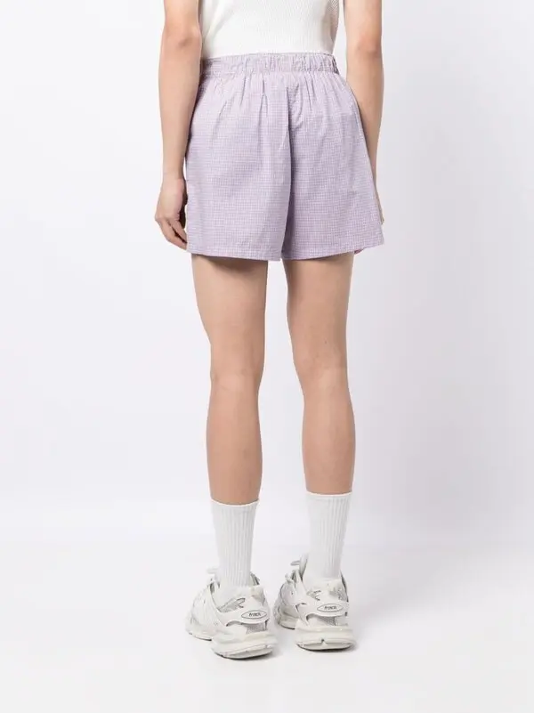 Natasha Zinko Gingham-check Pattern Shorts
