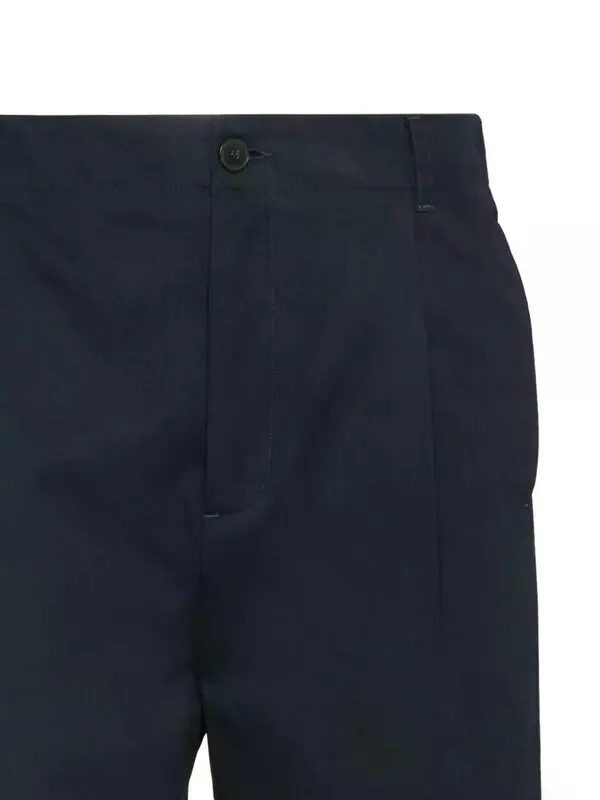 Valentino Garavani Cotton Gabardine Trousers - Blue