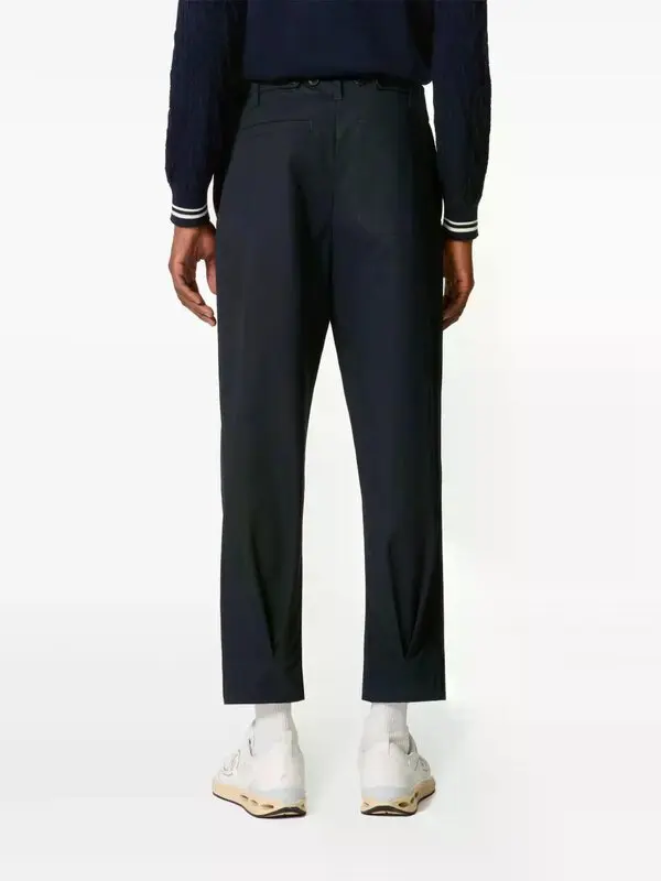 Valentino Garavani Cotton Gabardine Trousers - Blue