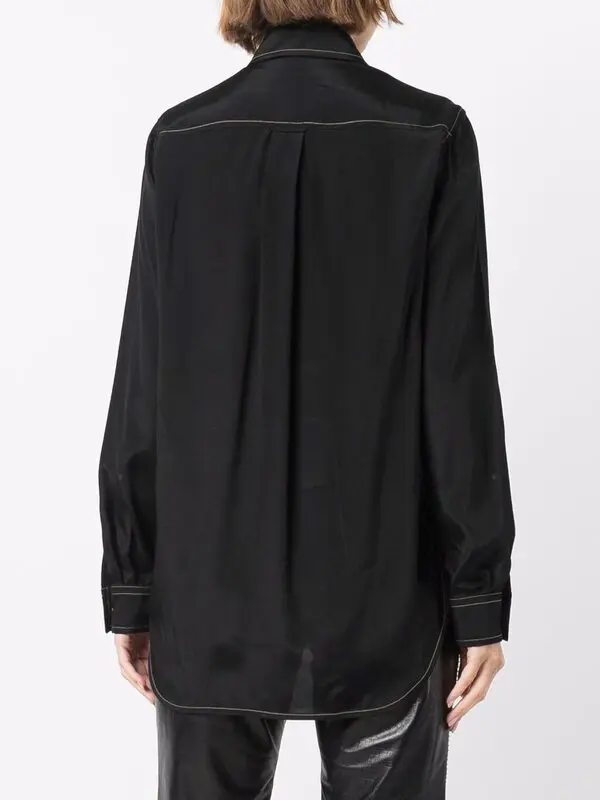 Burberry Chain Pocket Detail Shirt