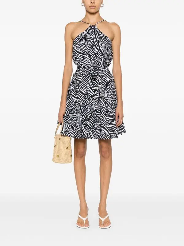 Michael Kors Zebra-print Mini Dress