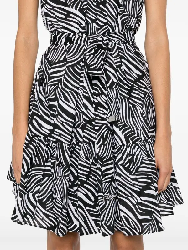 Michael Kors Zebra-print Mini Dress
