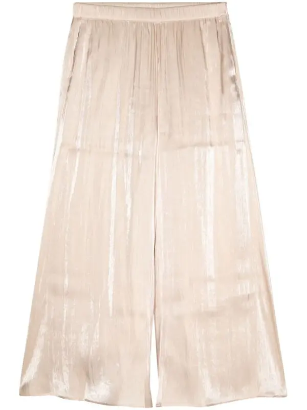 B+AB Laminated Cropped Trousers