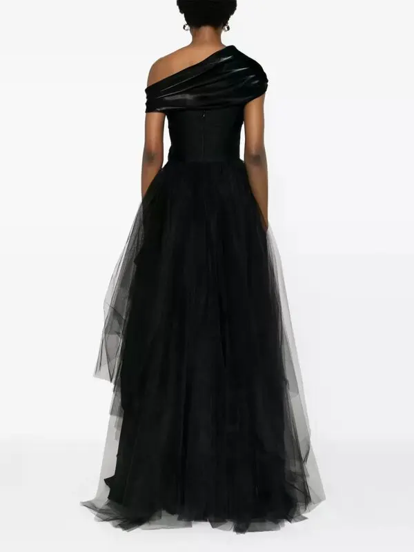 GEMY MAALOUF Off-shoulder Asymmetric Dress