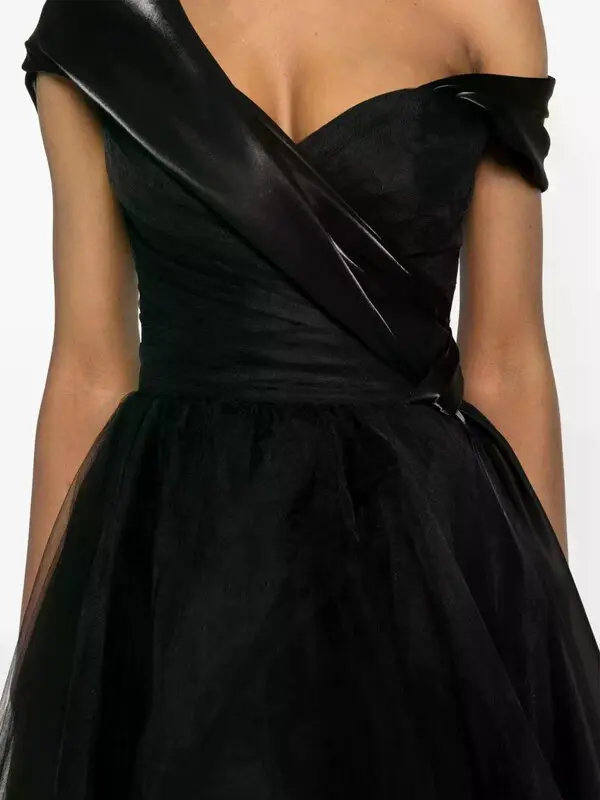 GEMY MAALOUF Off-shoulder Asymmetric Dress