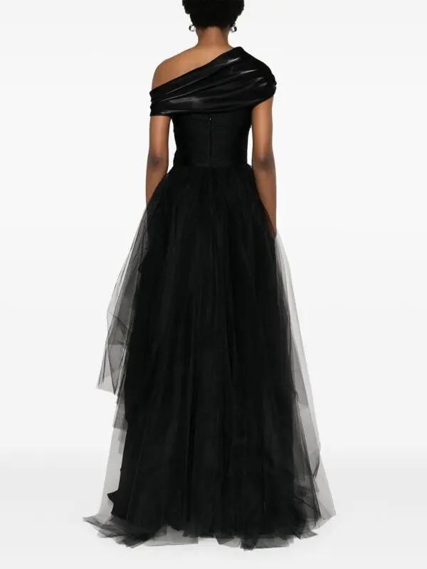GEMY MAALOUF Off-shoulder Asymmetric Dress