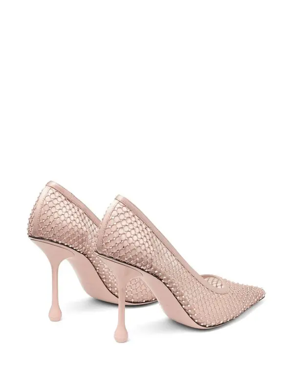 JIMMY CHOO 95mm Ixia Pumps - Pink